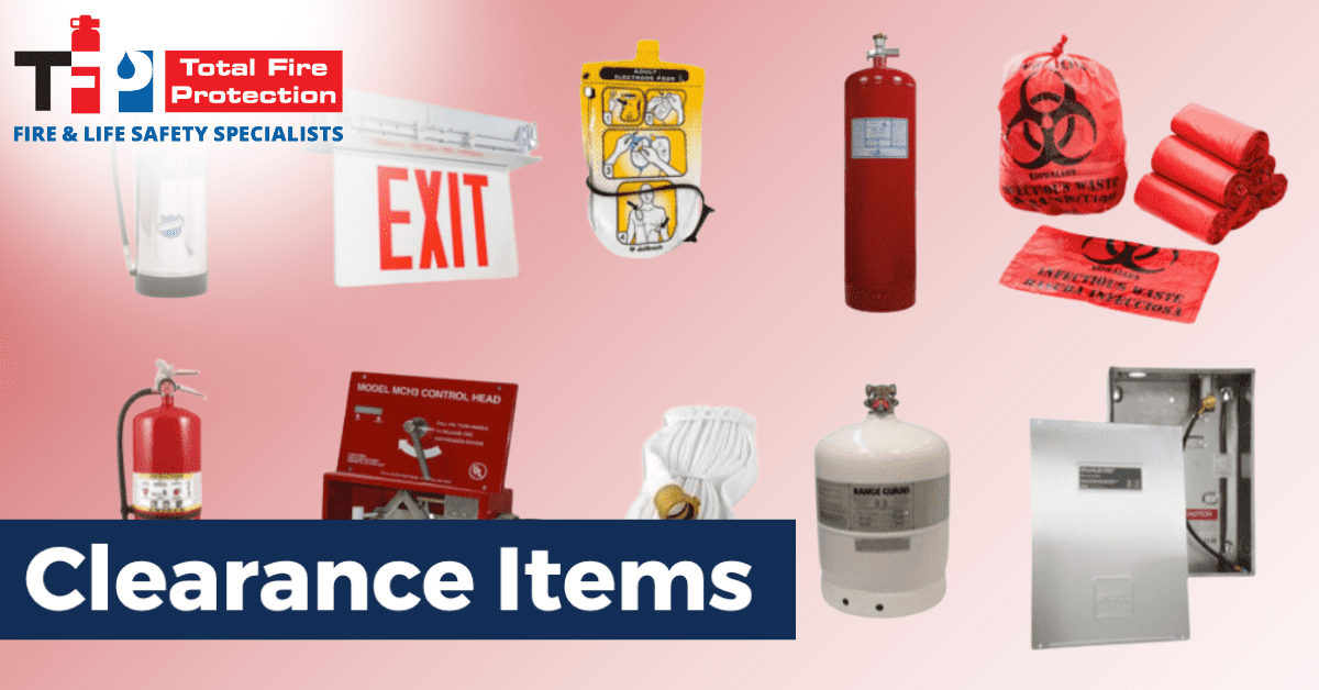 Life and Fire Safety Item Clearance - TFP - NYC & the Tri-state area